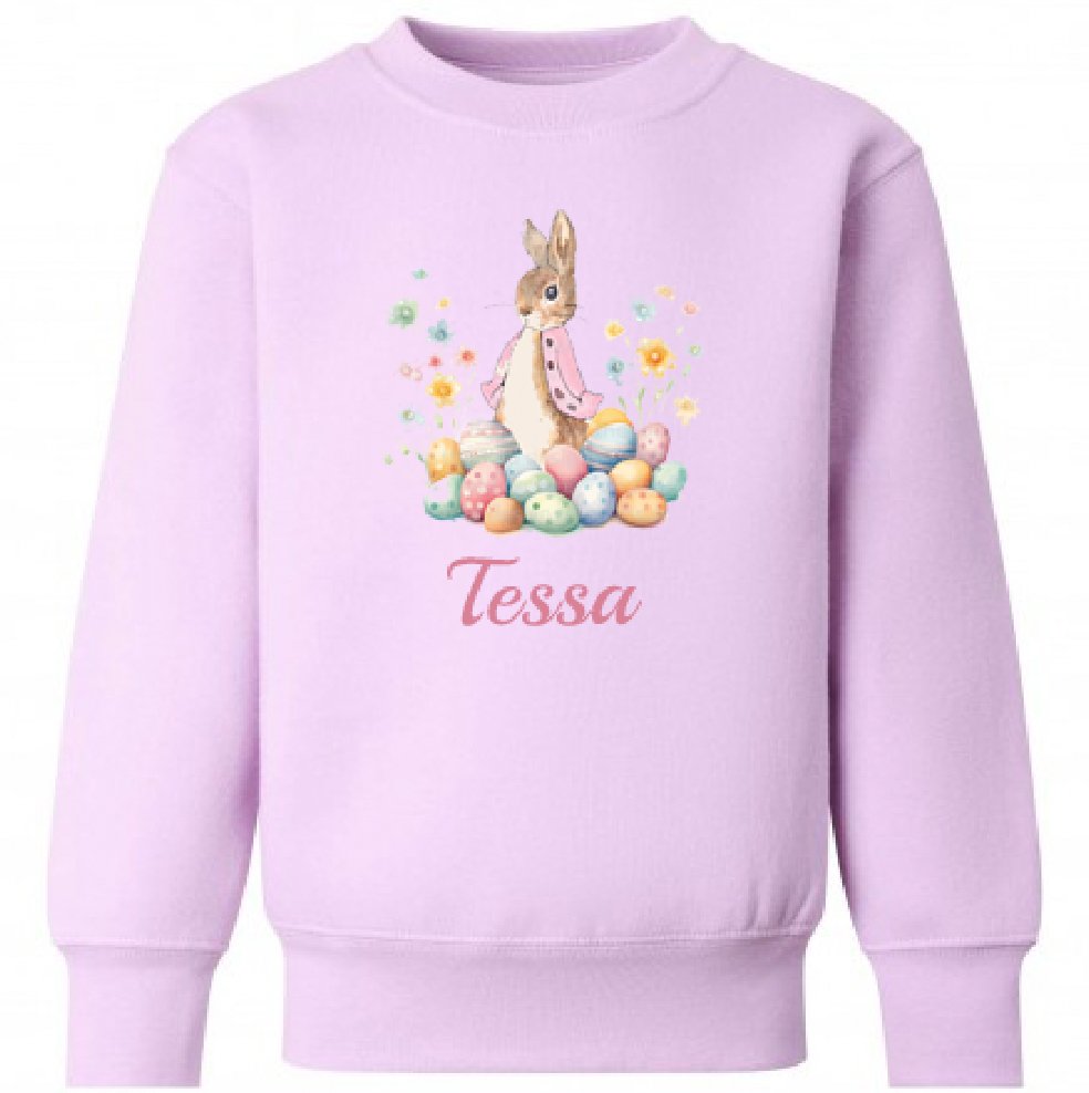 Flopsy Bunny easter Personalised Kids Jumper - Various Colours - From ...